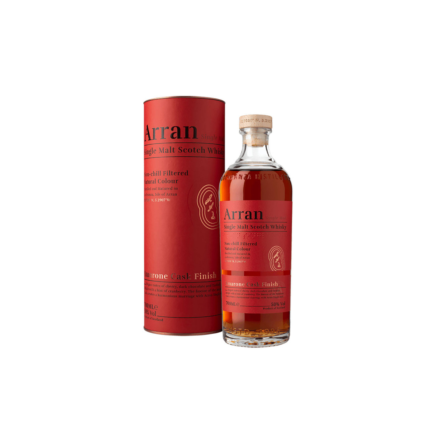 Arran Amarone Cask Finish 70cl 50° - Le Comptoir Irlandais