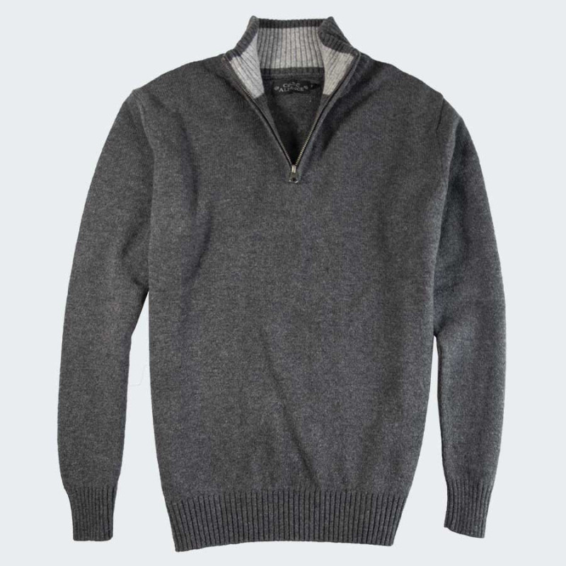 Celtic Alliance Half-Zip Dark Grey Sweater - Sweaters - Le Comptoir ...