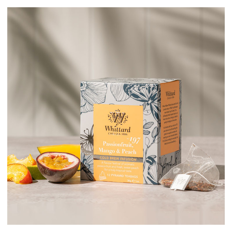 Whittard of Chelsea Passionfruit Mango and Peach Infusion 12 tea bags ...