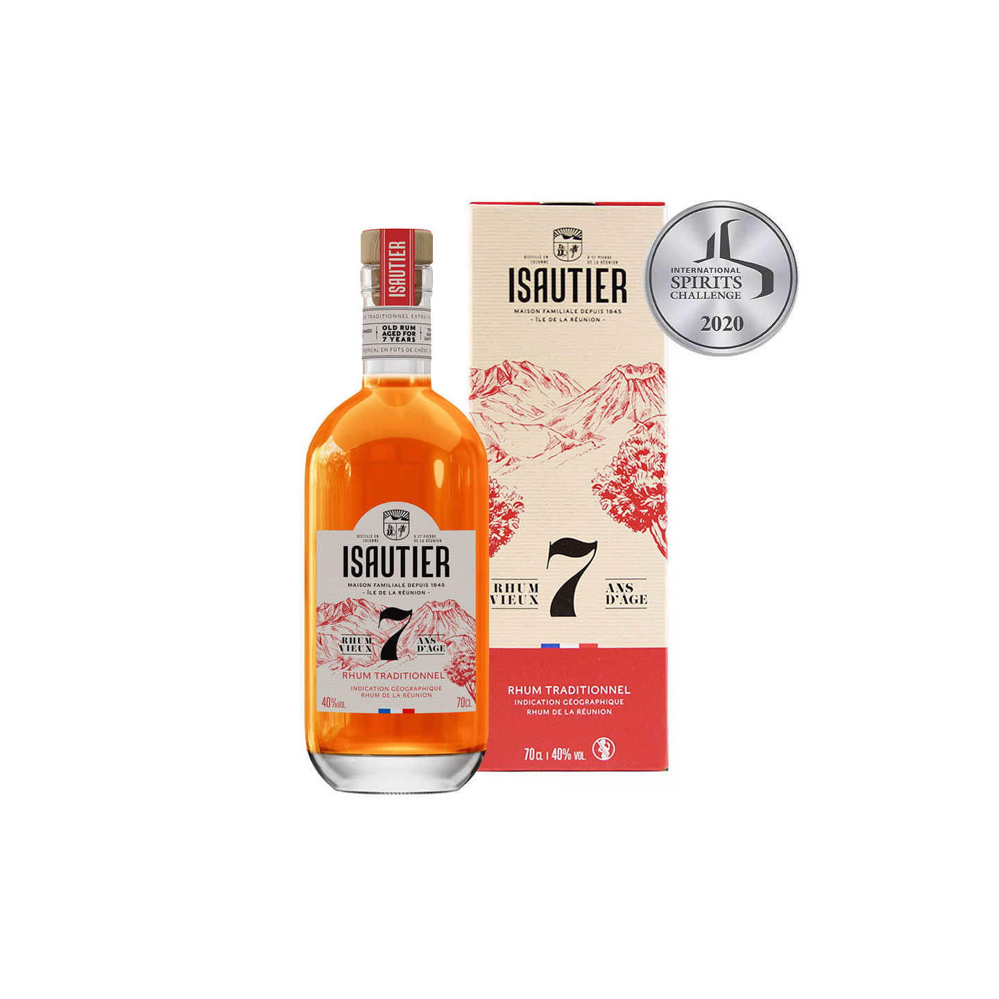 Isautier 7 Years Old 70cl 40° - Le Comptoir Irlandais