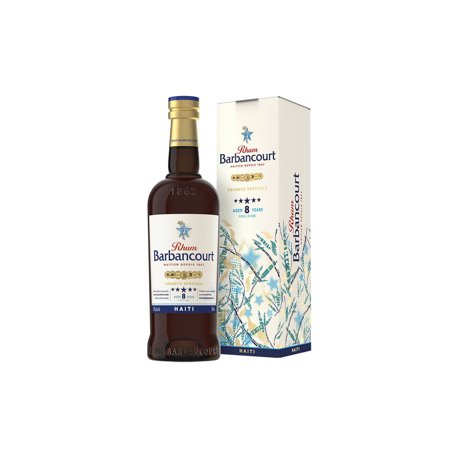 Barbancourt 8 Years Old 70cl 43° - Le Comptoir Irlandais