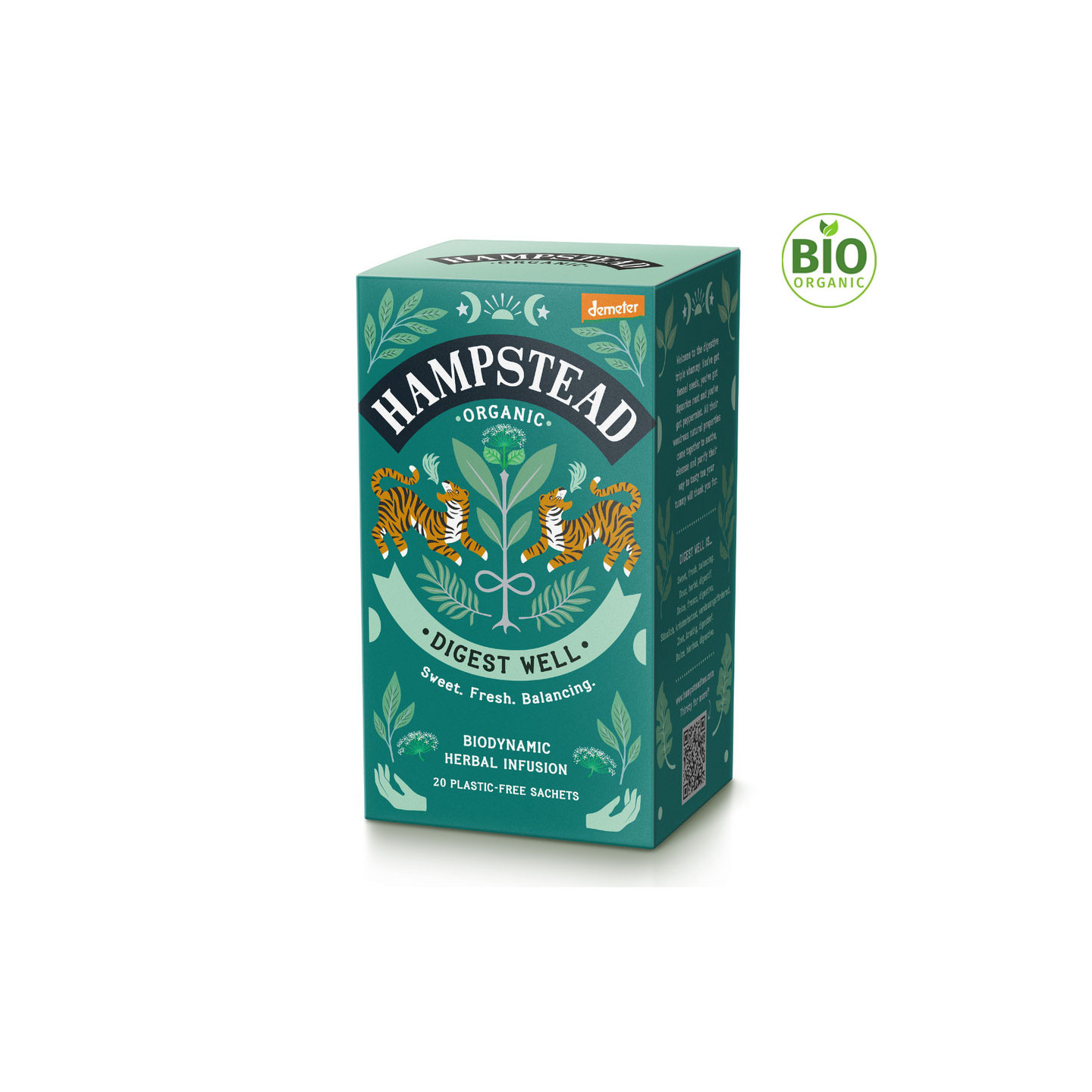 Hampstead Tea Organic Digest Well Infusion 20 Teabags - Le Comptoir ...