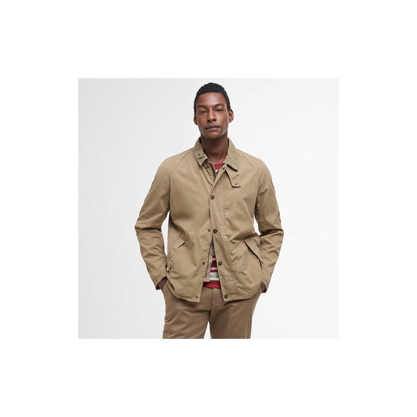 Barbour Jacket Tracker Casual Washed Stone - Le Comptoir Irlandais