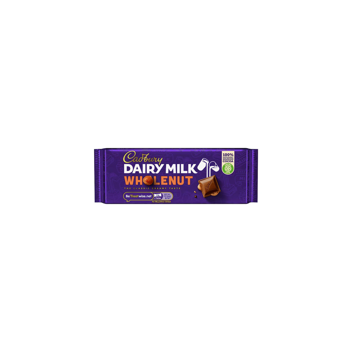Cadbury Dairy Milk Chocolate Hazelnut Bar 55g - Le Comptoir Irlandais