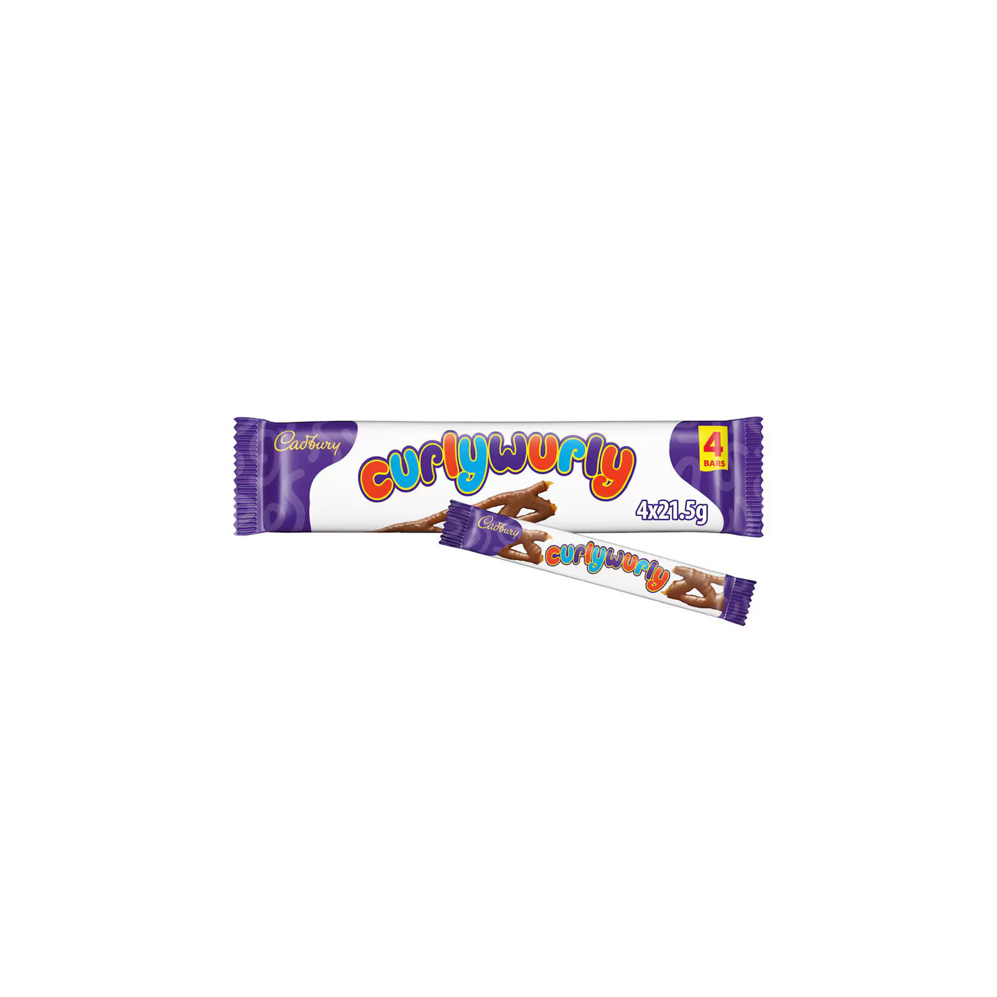 Pack Curly Wurly Cadbury 4 x 21.5g - Le Comptoir Irlandais