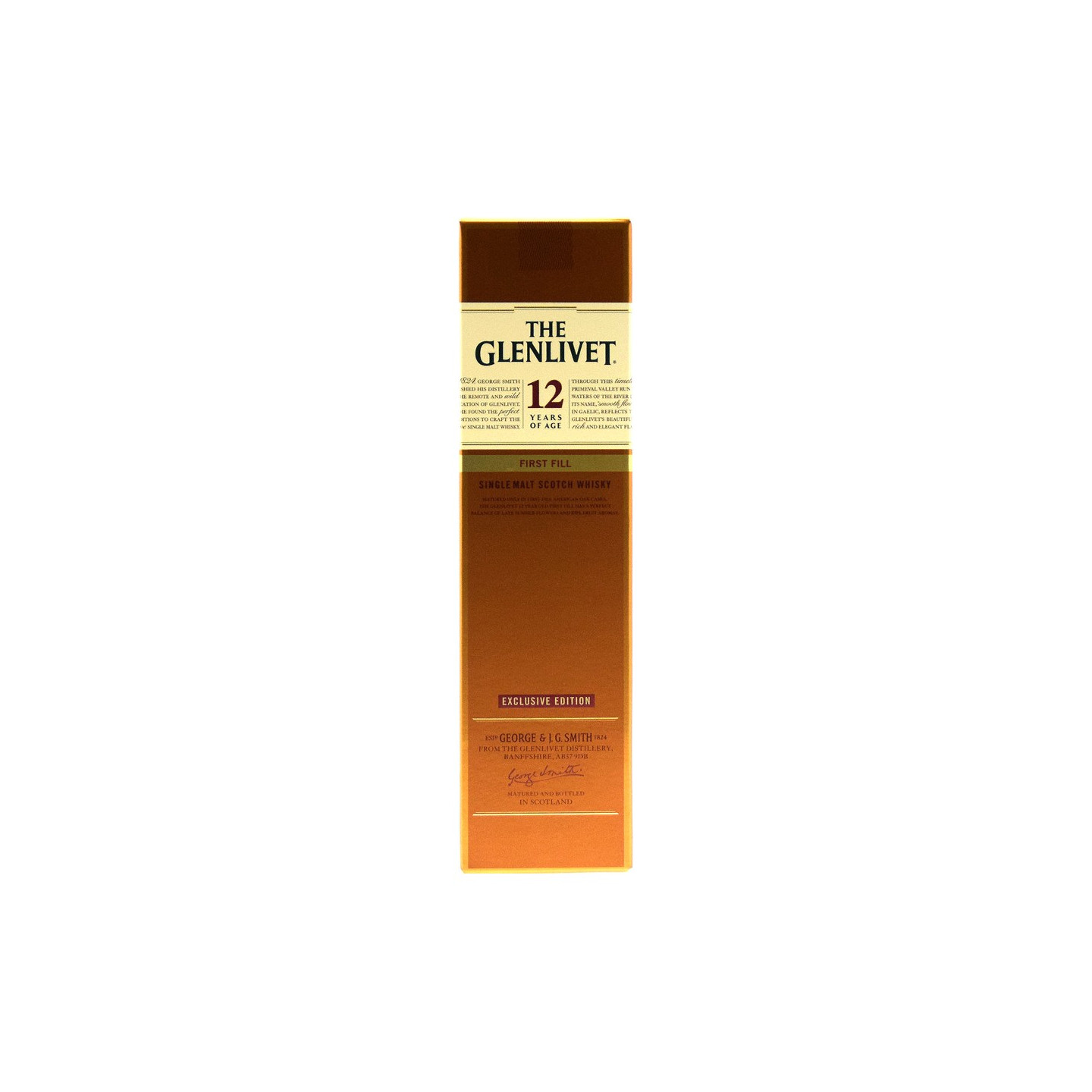 Glenlivet 12 Years Old First Fill 70cl 40° - Le Comptoir Irlandais